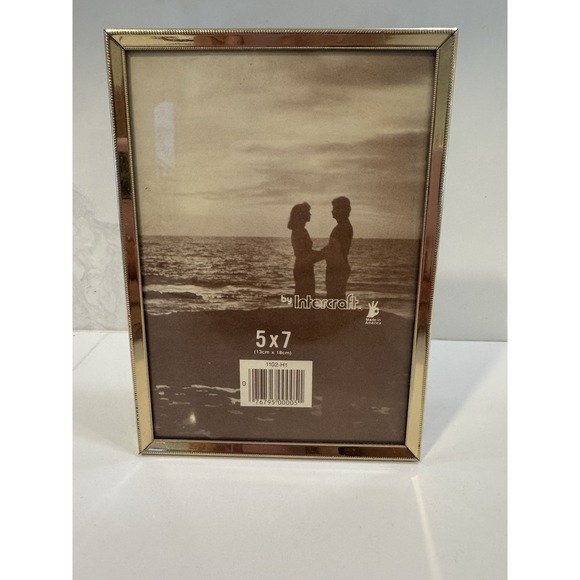 Accents | Vintage Mcm Picture Frame 5x7 Gold Color | Poshmark